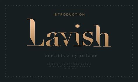 Premium Vector Abstract Minimal Modern Alphabet Fonts Typography