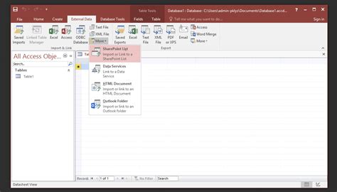 Migrate List Items From Sharepoint 2007 To Sharepoint 2013 With Access 2016 Evotec