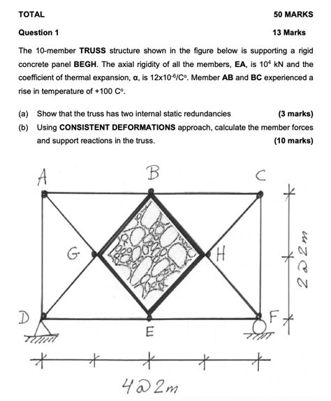 Solved Total 50 Marks Question 1 13 Marks The 10 Member