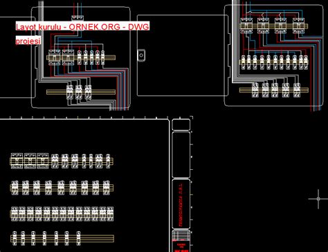 Proje Sitesi Layot Kurulu Autocad Projesi