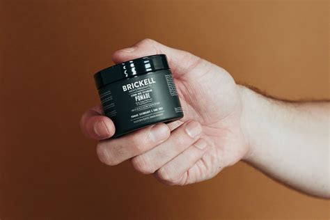 Strong Hold Texturizing Pomade For Men Brickell Mens Products®