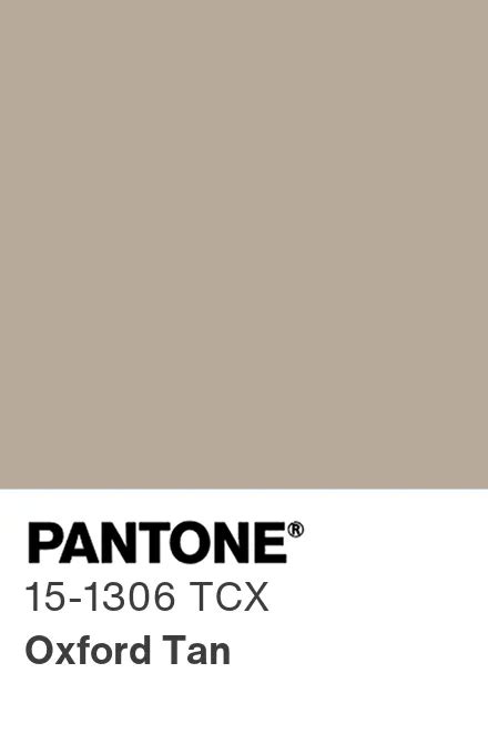 Pantone Tcx Oxford Tan Pantone Pantone