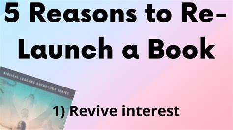 5 Solid Reasons To Re Launch Your Next Book
