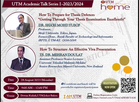UTM Academic Talk Series 1 2023 2024 Calendar Events