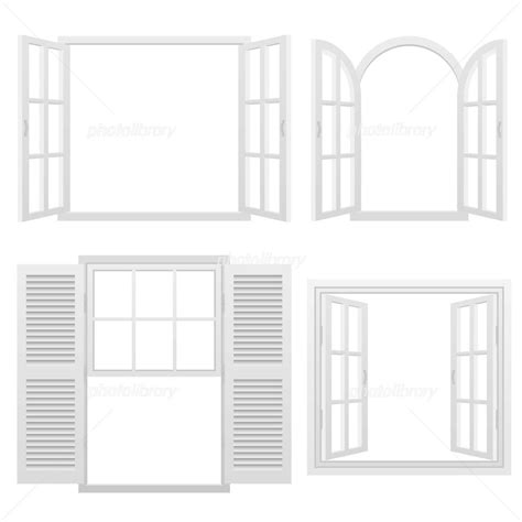 白い窓のイラスト イラスト素材 883268 フォトライブラリー Photolibrary