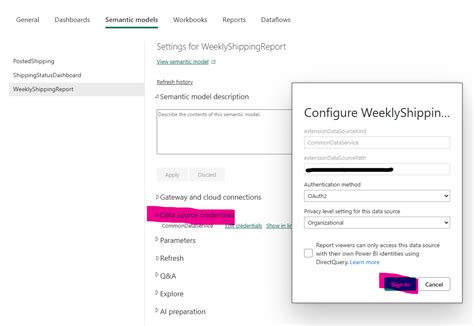 Solved The Datasource Extension Is Missing Credentials An Microsoft Fabric Community