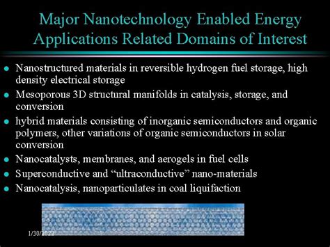 Nanotechnology Gateway Platform To Sustainable Renewable Energy