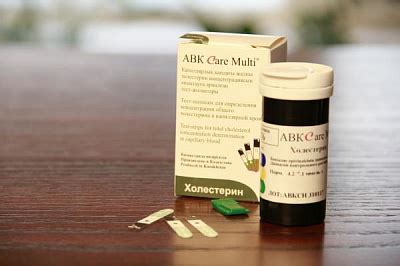 Тест-полоски для определения холестерина ABK Care Multi № 25 : общая ...