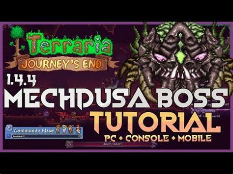 Terraria NEW Mechdusa Boss Simple Tutorial In Tutorial Terrarium Simple