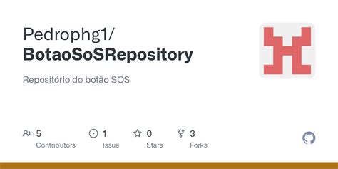 Github Pedrophg1botaososrepository Repositório Do Botão Sos