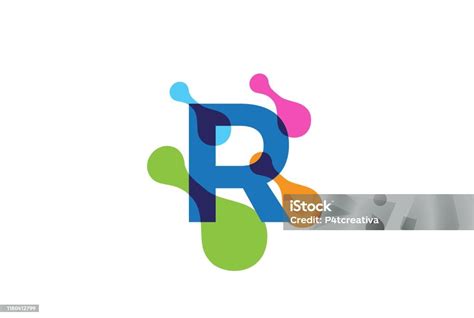 레인보우 버블 셀 패턴의 멀티 컬러 장난 이셜 레터 로고 디자인 기포에 대한 스톡 벡터 아트 및 기타 이미지 기포 디자인