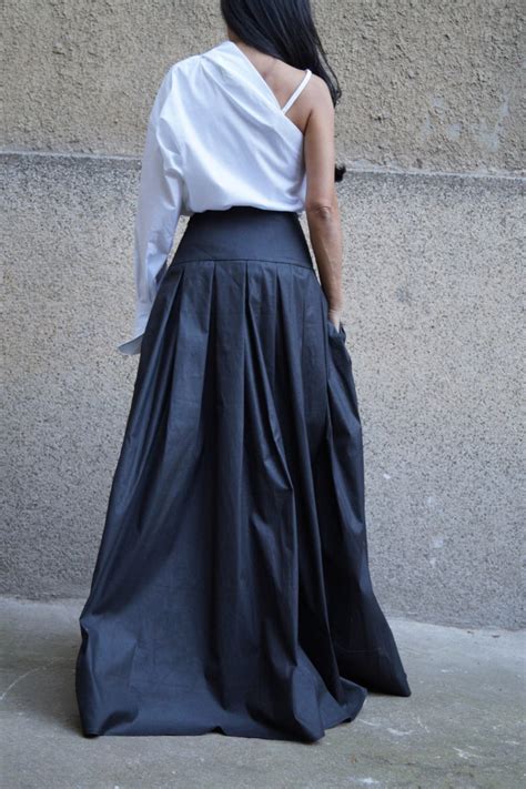 Off Shoulderoversized Shirtcasual White Toplong Sleeved Etsy
