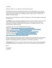 ASSIGNMENTS WEEK 1 MUS 117 Docx Greetings Welcome To MUS 117 Our