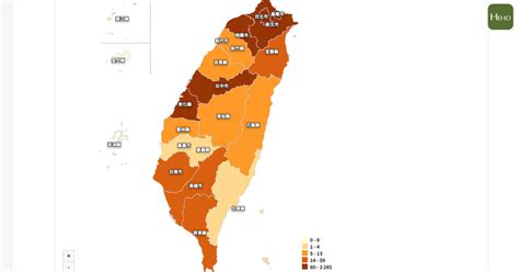 疫情即時／全台確診逼近五千人！連離島也難逃 一圖看國內疫情分佈 Heho健康