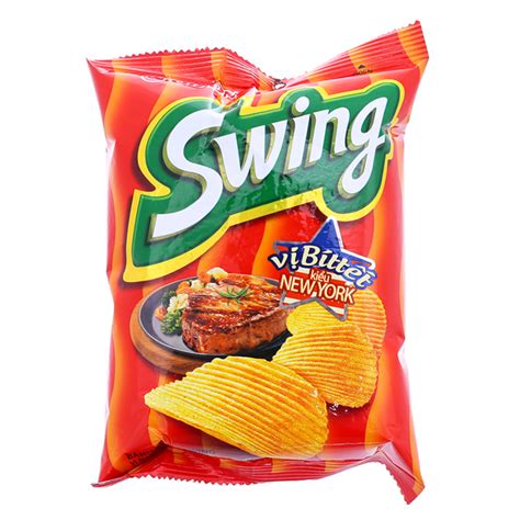Bánh snack khoai tây Orion Swing vị bò bít tết 36g Chuỗi Tạp Hóa Việt