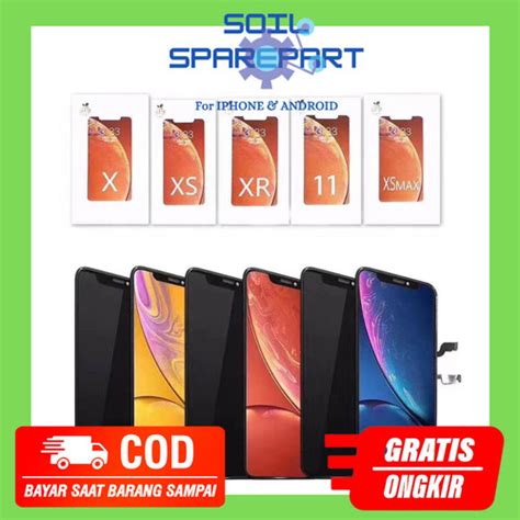 Jual LCD OLED Layar Touchscreen Iphone X 10 XR XS MAX 11 PRO MAX 12 PRO MAX OLED XR Kota