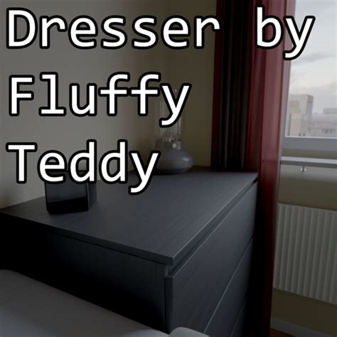 Continental Bed And Dressers Bundle 3d Model Vrchat