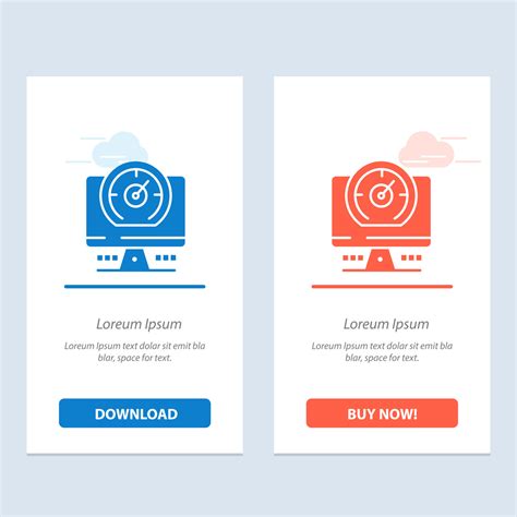Compass Computer Timer Location Blue And Red Download And Buy Now Web Widget Card Template