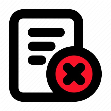 Remove File Void Mistake Incomplete Icon Download On Iconfinder
