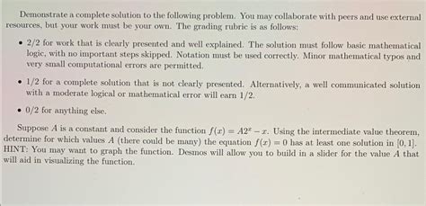 Solved Demonstrate A Complete Solution To The Following Chegg