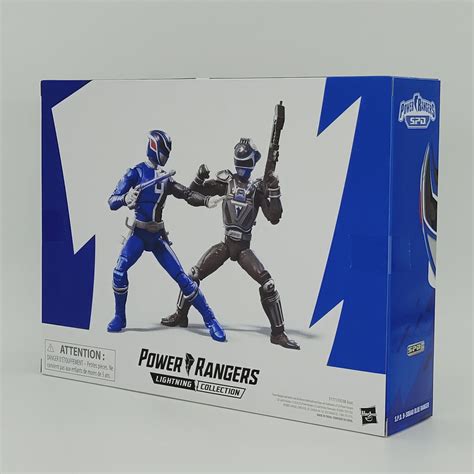 Power Rangers Lightning Blue Ranger Spd B Squad And A Squad 2 Pack Col