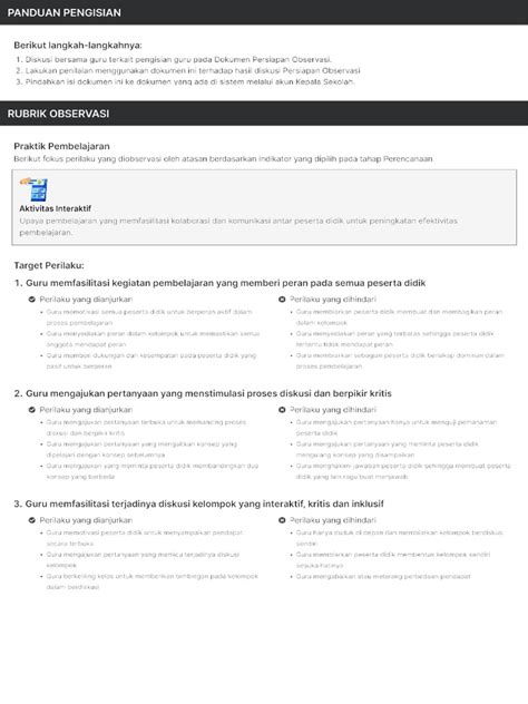 Dokumen Rating Observasi Aktivitas Interaktif Pdf