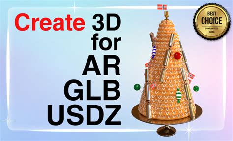Create Fast Gltf Glb Nft Usdz 3d Model For Ar Vr By Multiversepro
