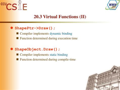 Ppt Chapter 20 Virtual Functions And Polymorphism Powerpoint
