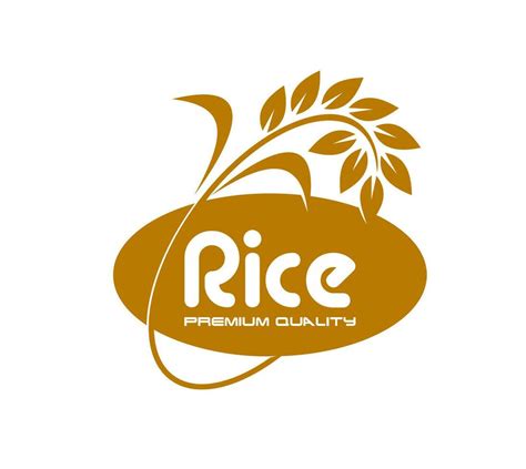 Rice Icon Of Cereal Grains Agriculture Crop Plant 26618508 Vector Art