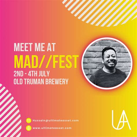 Hussain Chowdhury On Linkedin Looking Forward To Mad Fest London Next