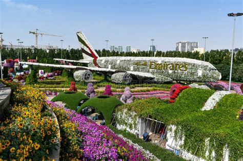 Dubai Miracle Garden Editorial Stock Photo Image Of Beautiful 283492938