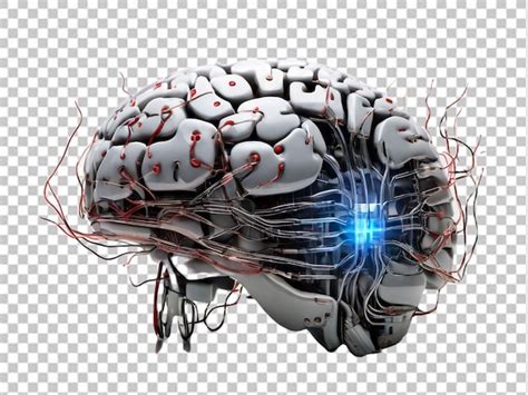 Premium Psd Psd Of A Neural Circuit And Electronic Cyber Brain
