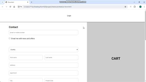 Styled Ecommerce Form With Html Muhammad Osama Posted On The Topic Linkedin