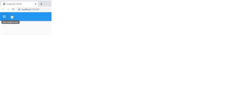 Web Windows Html Hovering Over Drawer Icon Shows A Horizontal Scrollbar · Issue 99230