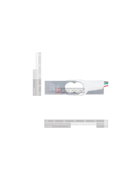 Load Cell 5kg Straight Bar Tal220b Sensores De Peso Ptr006593