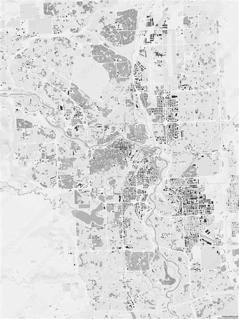 Calgary Figure Ground Vector Map Boundless Maps Figure Ground Map Vector Figures