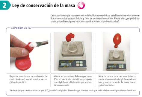 La Física And Química En 4º De Secundaria El Blog De Chema 20 04 Ley De Conservación De La Masa
