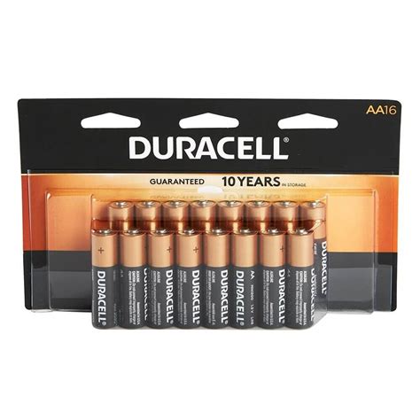 Duracell Alkaline Aa Batteries 16 Pack