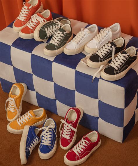 슈아떼 남여커플 캐빈 캔버스 와이드핏 스니커즈 3cm