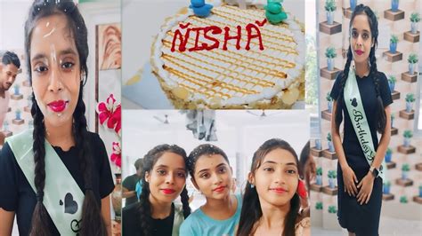 নিশার জন্মদিন পালন হলো অ্যাডভান্সড ️। সবাই খুব মজা করলাম 🥰