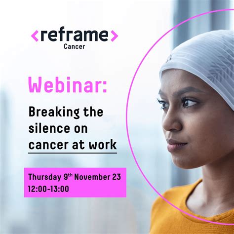 Reframe Cancer On Linkedin Register For Breaking The Silence On Cancer