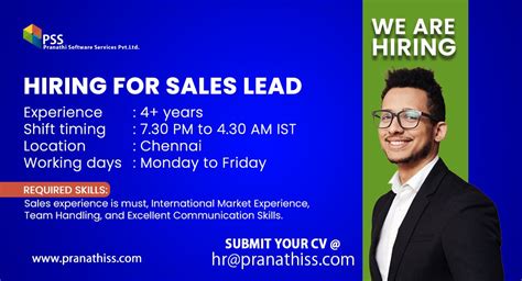 Pranathi Software Services Pvt Ltd On Linkedin Hiringalert Hiring