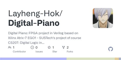 Github Layheng Hokdigital Piano Digital Piano Fpga Project In