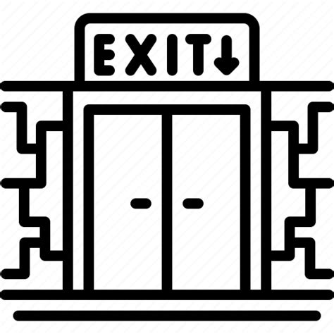 Exit Gate Evacuation Emergency Exit Exit Background Exit Only