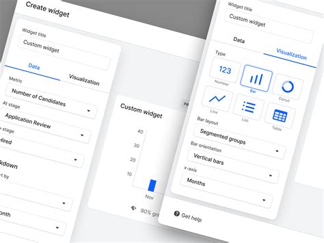 Dashboard Widget Creation By Tanner Christensen On Dribbble