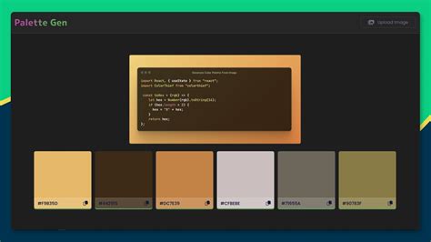 React And Nextjs Project Build A Color Palette Generator From Images