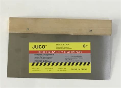 Wood Scrapper 8 Inch Putty Knife Wall Scrapper Wood Handle Paleta