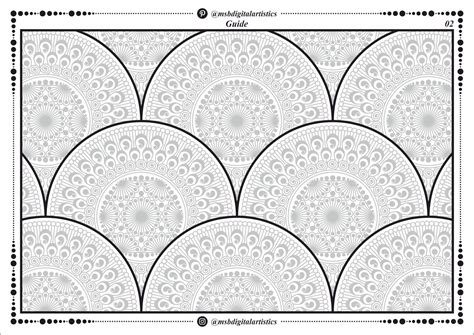 Printable Mandala Practice Sheets