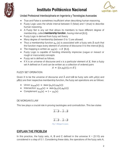 SOLUTION Artificial Intelligence Fuzzy Logic Practice Basic Operations Studypool