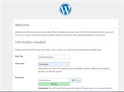 How To Install WordPress On AlmaLinux Rocky Linux LinuxShout